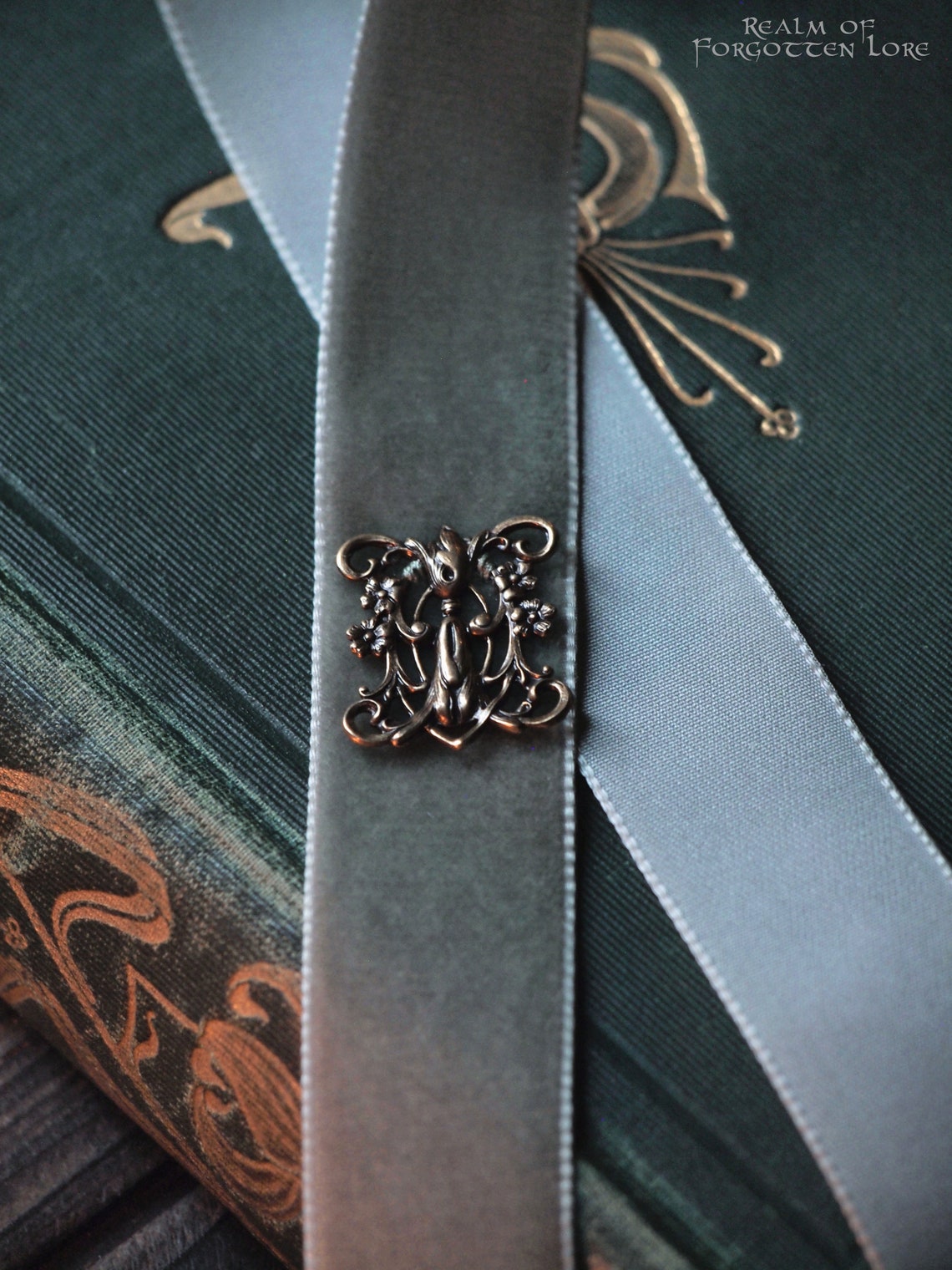 Sage Green Bookmark Light Green Velvet Book Marker Velvet | Etsy