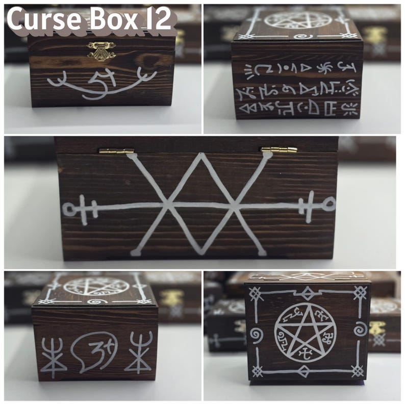 Medium Supernatural Inspired Curse Boxes - Etsy