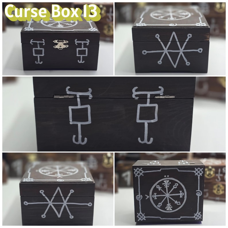 Medium Supernatural Inspired Curse Boxes - Etsy