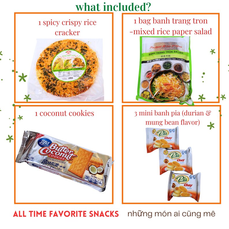 Authentic Vietnamese Snack Box: Rice Paper, Coffee & Treats - Etsy