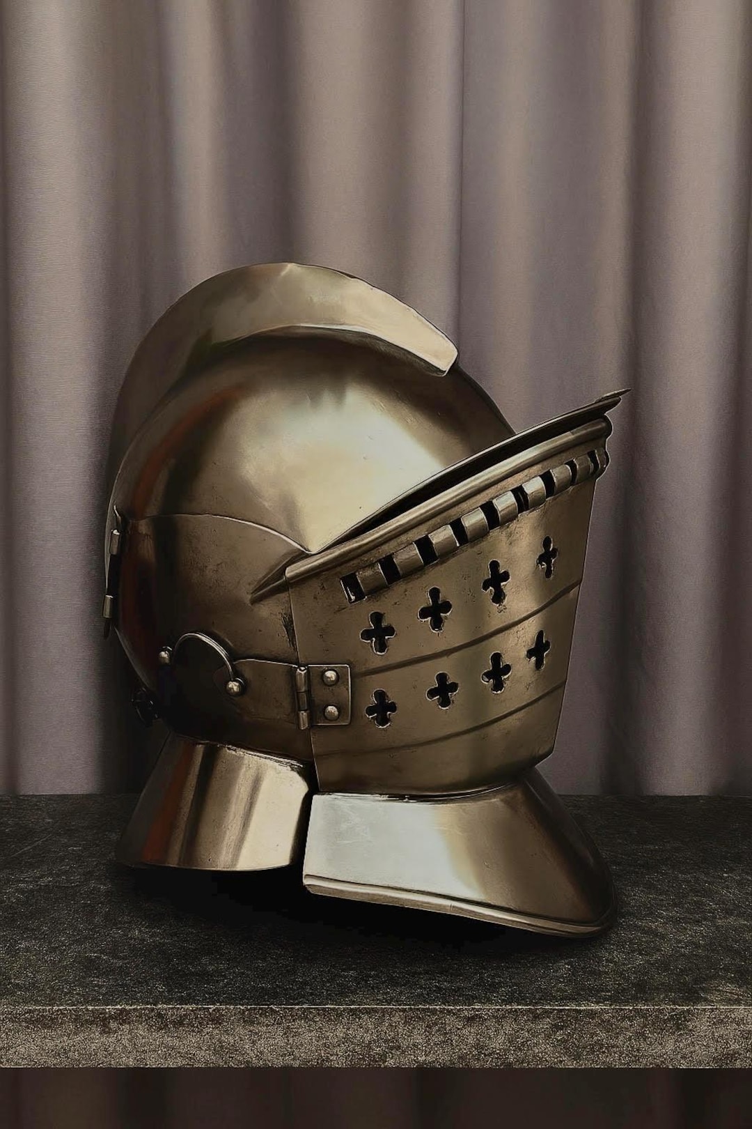 Medieval Renaissance Burgonet Helmet – 16th Century Knight Armor ...
