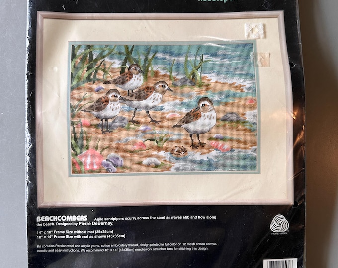 Vintage Unopened Dimensions Needlepoint Kit, Beachcombers - Etsy