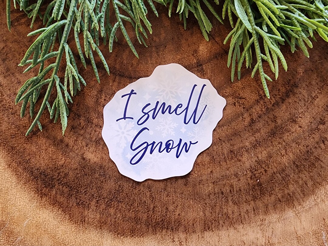 I Smell Snow Sticker: Gilmore Girls Snowflake Vinyl Decal Cozy Gift for ...