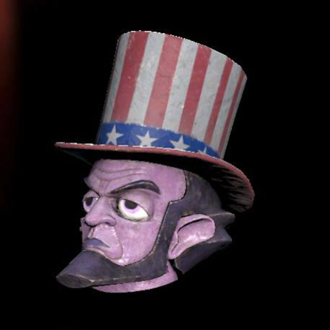 Fallout 76 |PC| - Fasnacht Glowing Abe Mask - Etsy