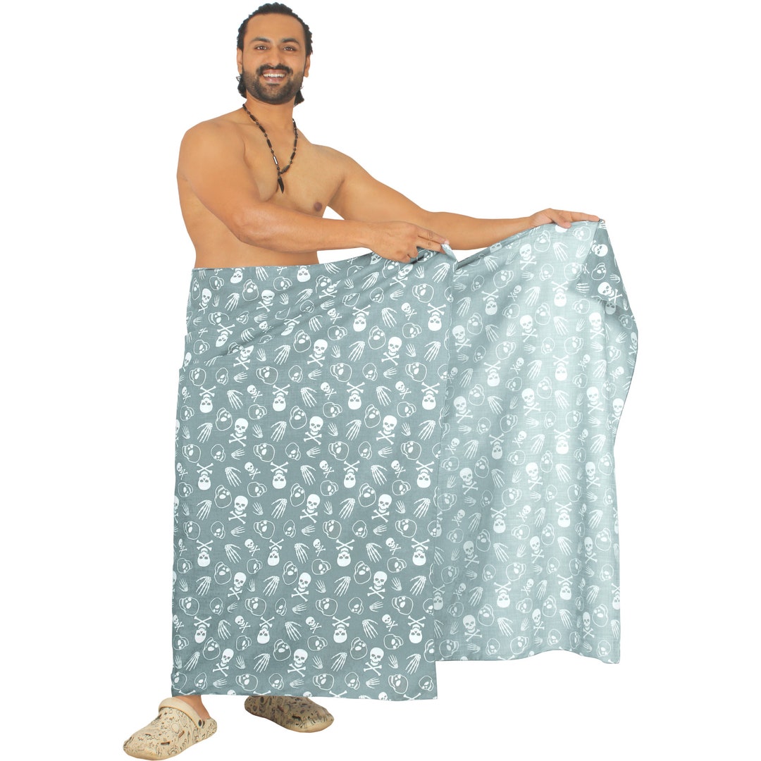 HAPPY BAY Men's Pareo Allover Halloween Scary Pumpkin Swim - Etsy