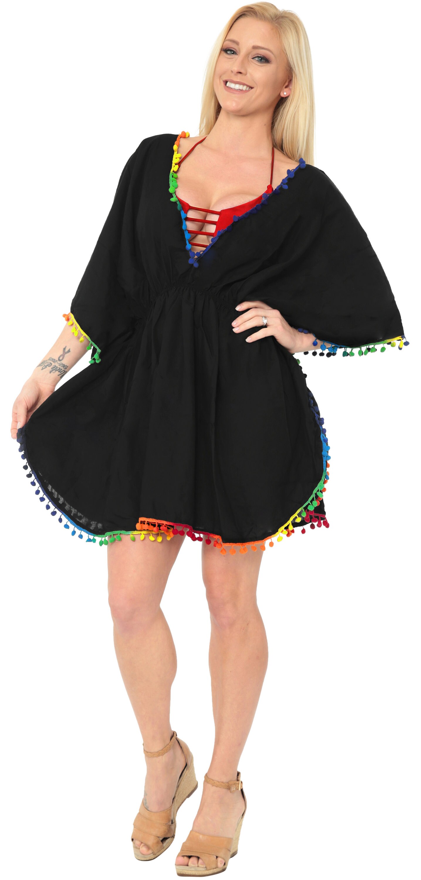 LA LEELA Mini traje de baño para mujer Tapa para Beach Pool | Etsy