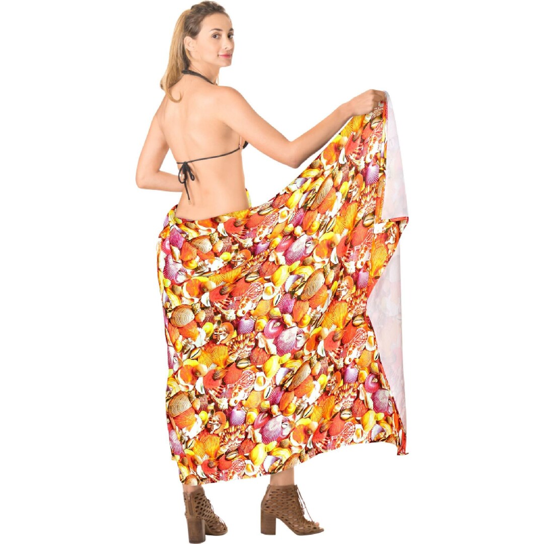 La Leela Womens Bikini Beach Wrap Cover Up Swimwear Skirt Etsy