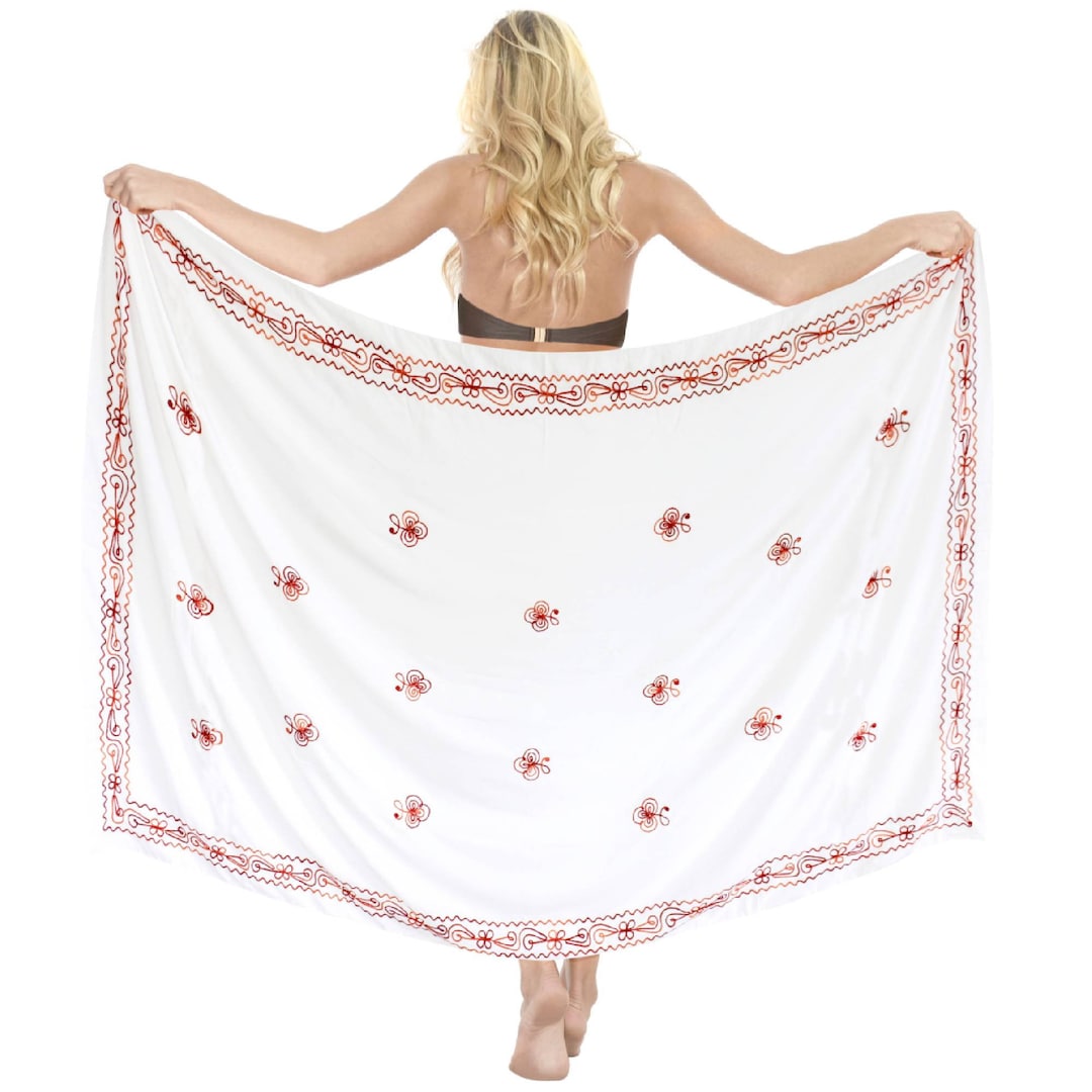 LA LEELA Women's Beach Wrap Bikini Wraps Sarong Swimwear - Etsy