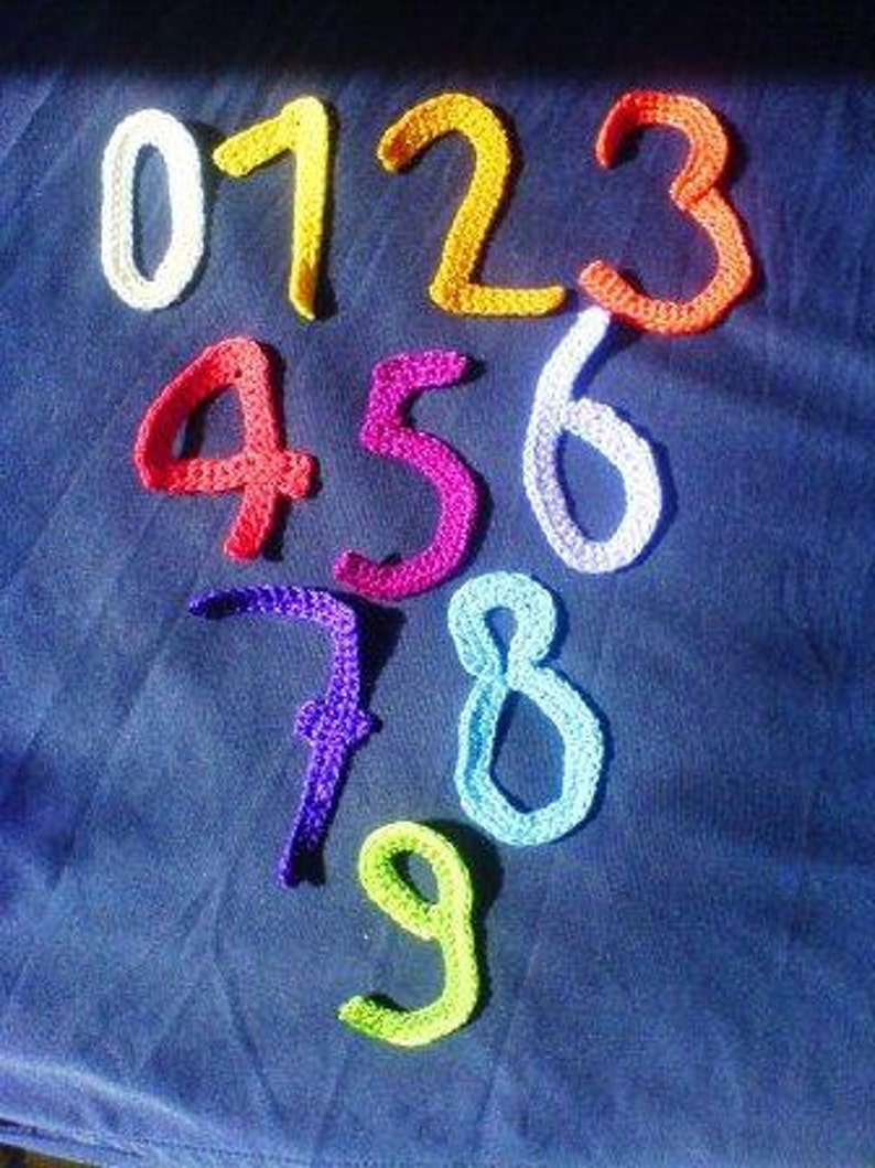 Crochet PDF Pattern Numbers Instant Download - Etsy