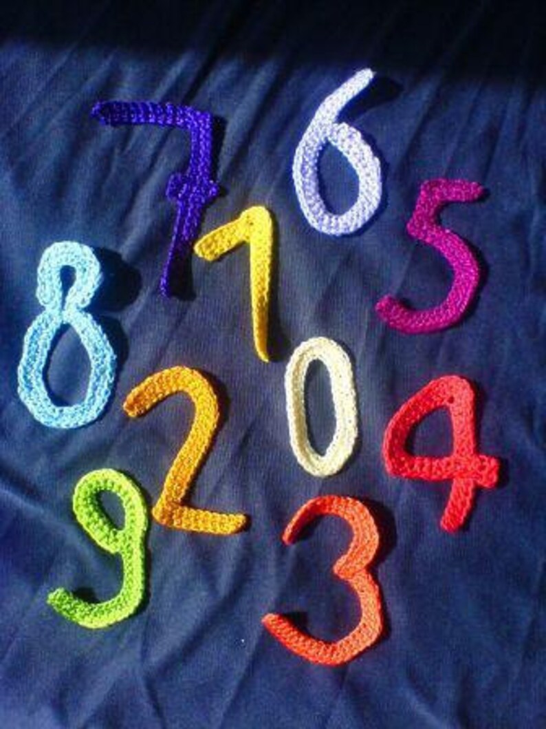 Crochet PDF Pattern Numbers Instant Download - Etsy