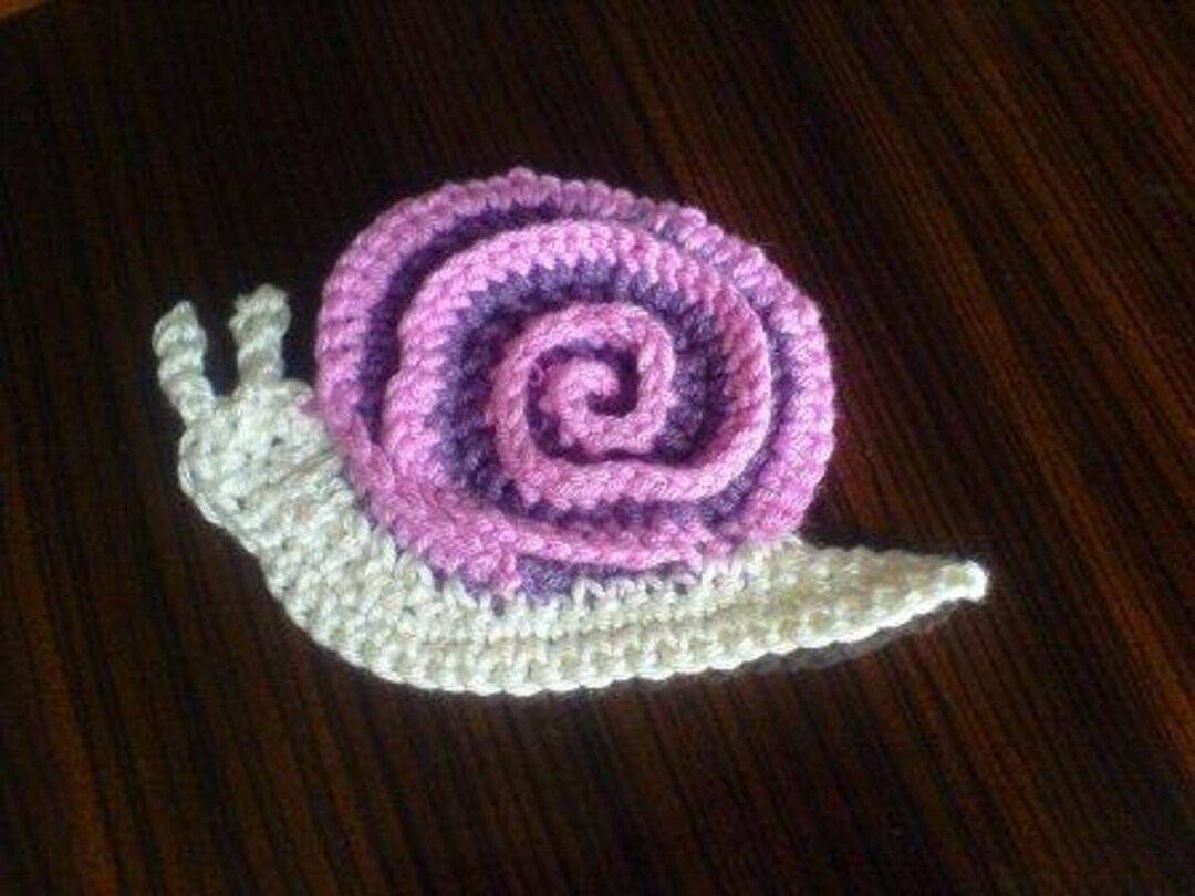 Crochet PDF Pattern Cute Snail Instant Download - Etsy