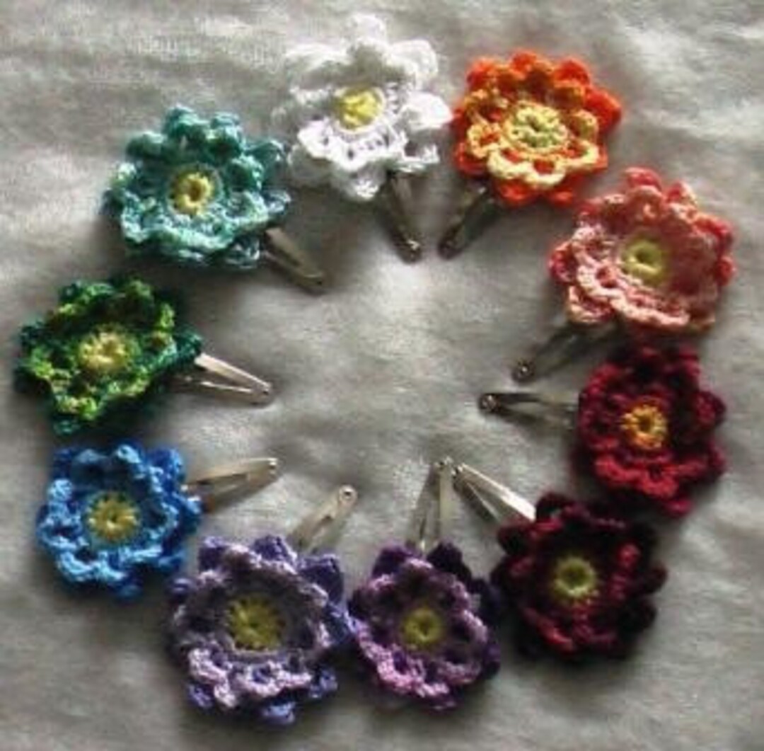 Double Layered Flower Pdf Pattern Instant Download - Etsy