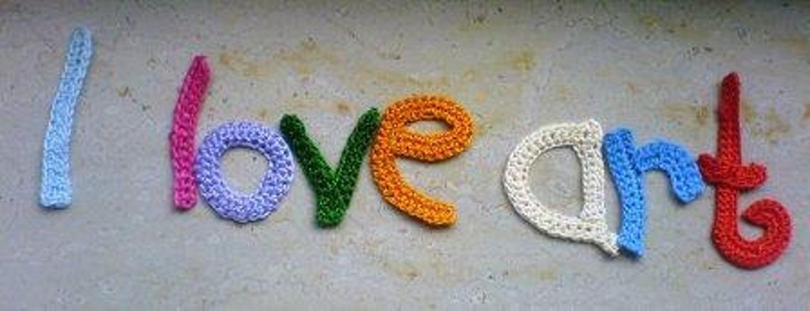 Your Childs Name Crochet PDF Pattern Letters - Etsy