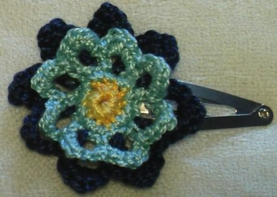 Double Layered Flower Pdf Pattern Instant Download - Etsy