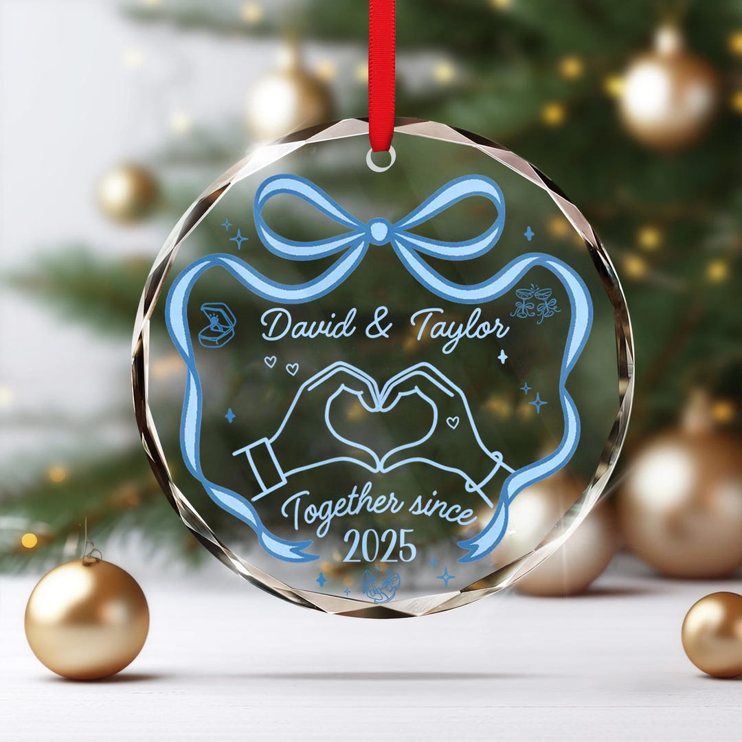 Personalized Together Since 2025 Christmas Ornament, Our First ...