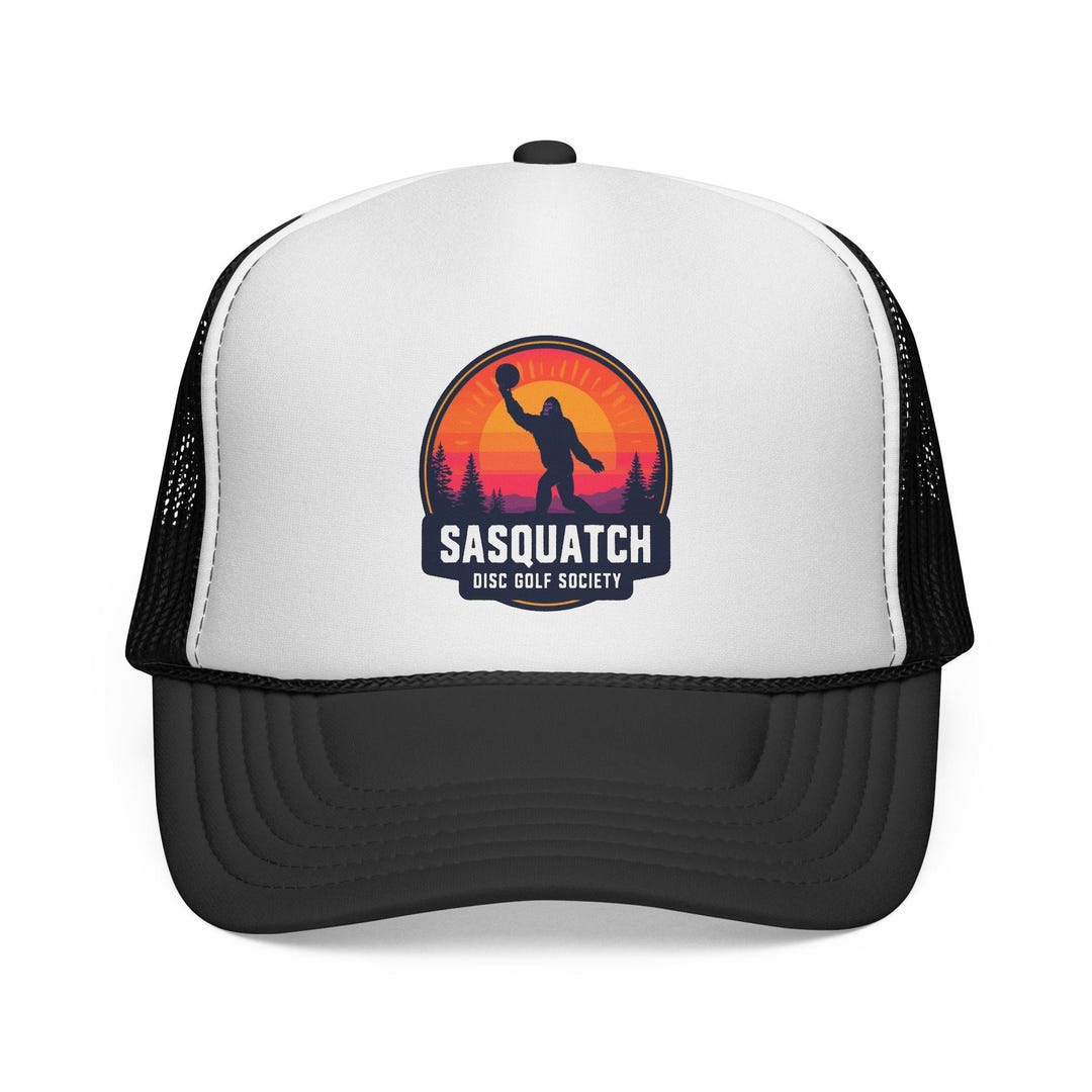 Sasquatch Disc Golf Trucker Hat – Retro Bigfoot Disc Golf Apparel - Etsy