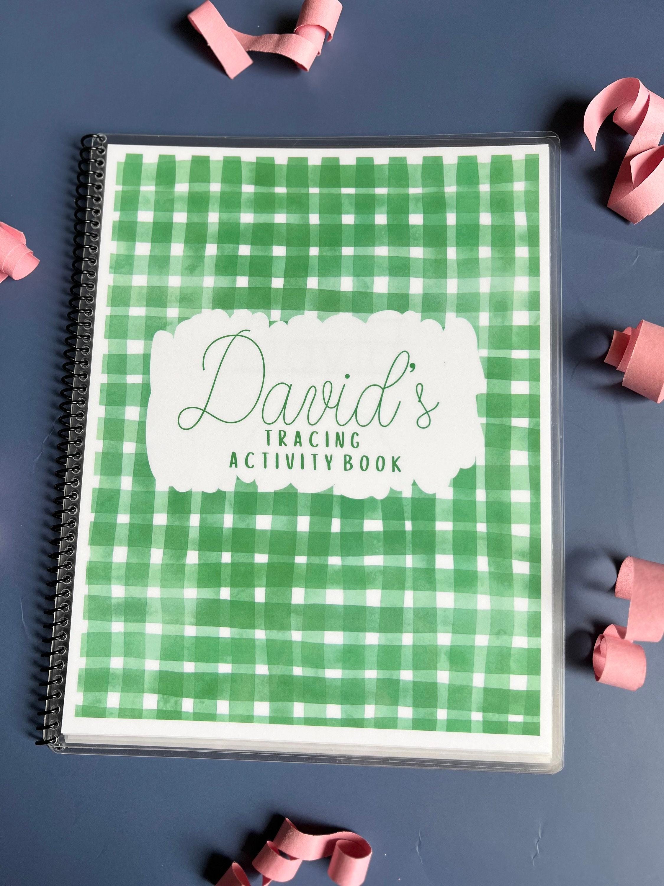 Custom Dry Erase Kids Back to School Prek Gift Idea Activity Book ...
