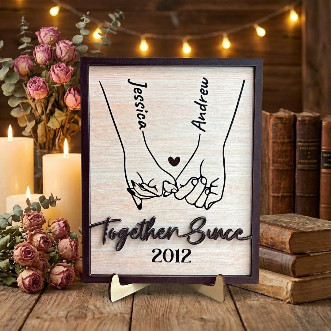 Personalized Together Since Sign: Valentine Gift Idea - Etsy