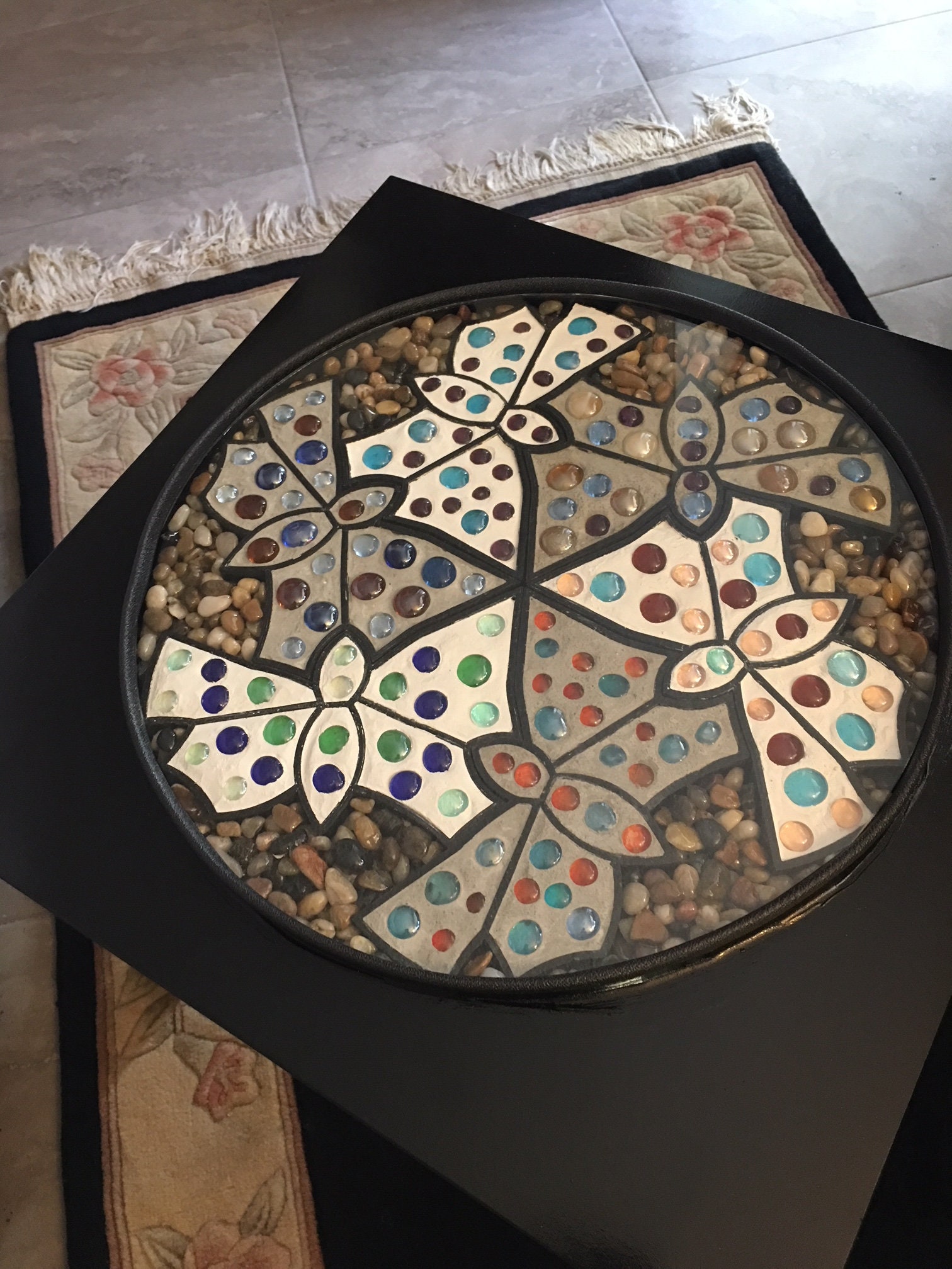 20" SQ Mosaic Butterfly Tessellation Table! - Etsy