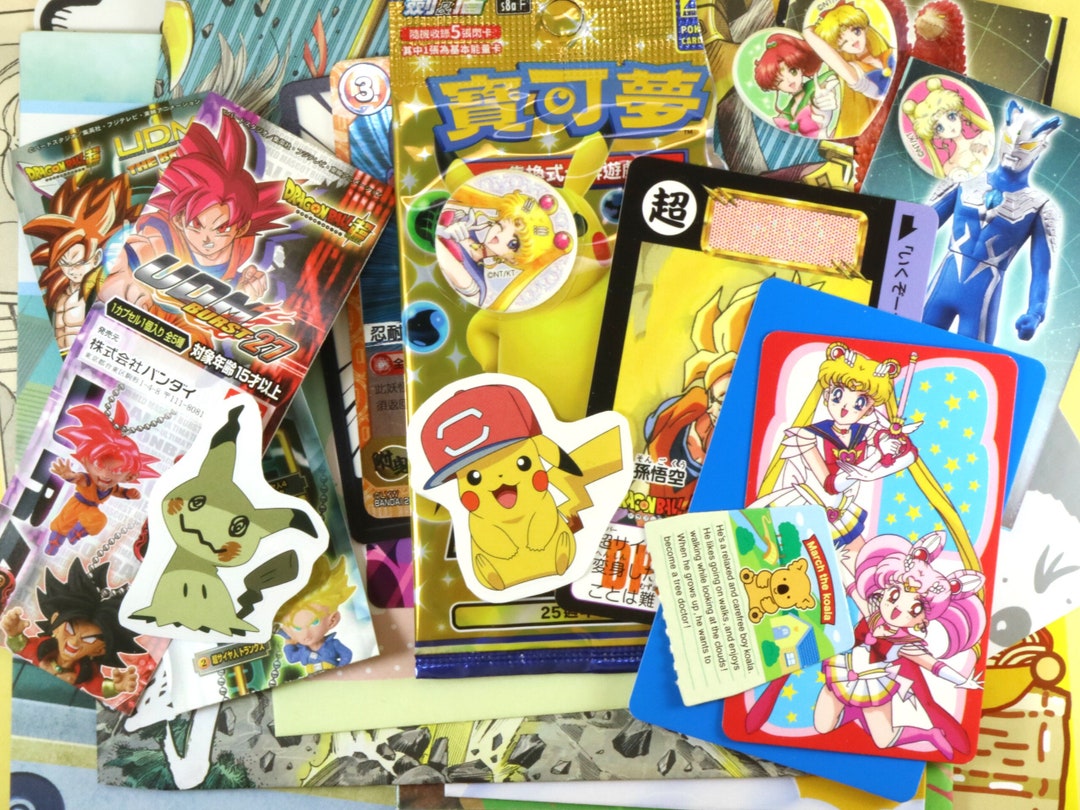Anime Cartoon Mix - 1 Set of Scrapbooking / Collage / Junk Journal Kit ...