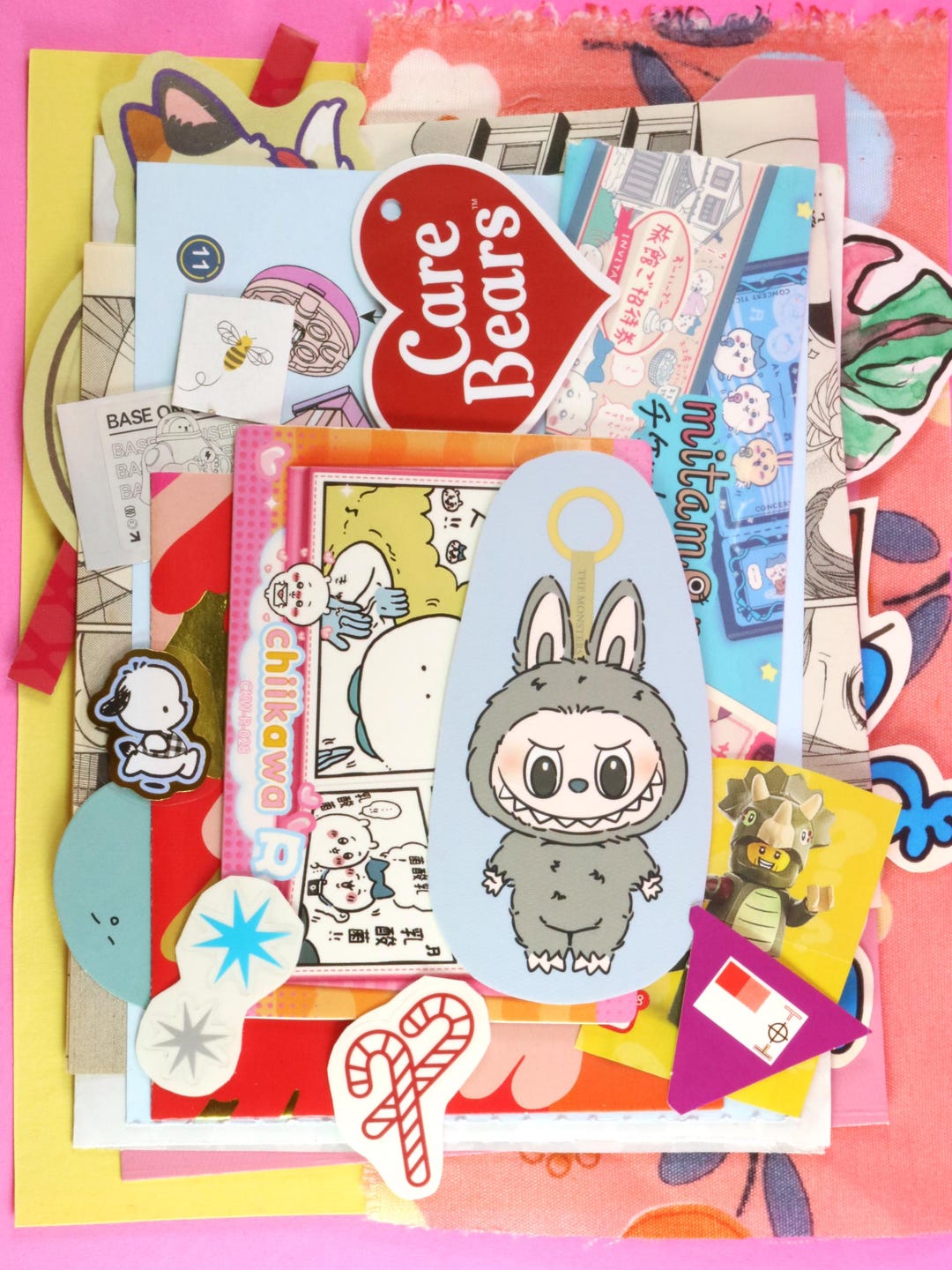 Kawaii - Anime Cartoon Mix - 1 Set of Scrapbooking / Collage / Junk ...