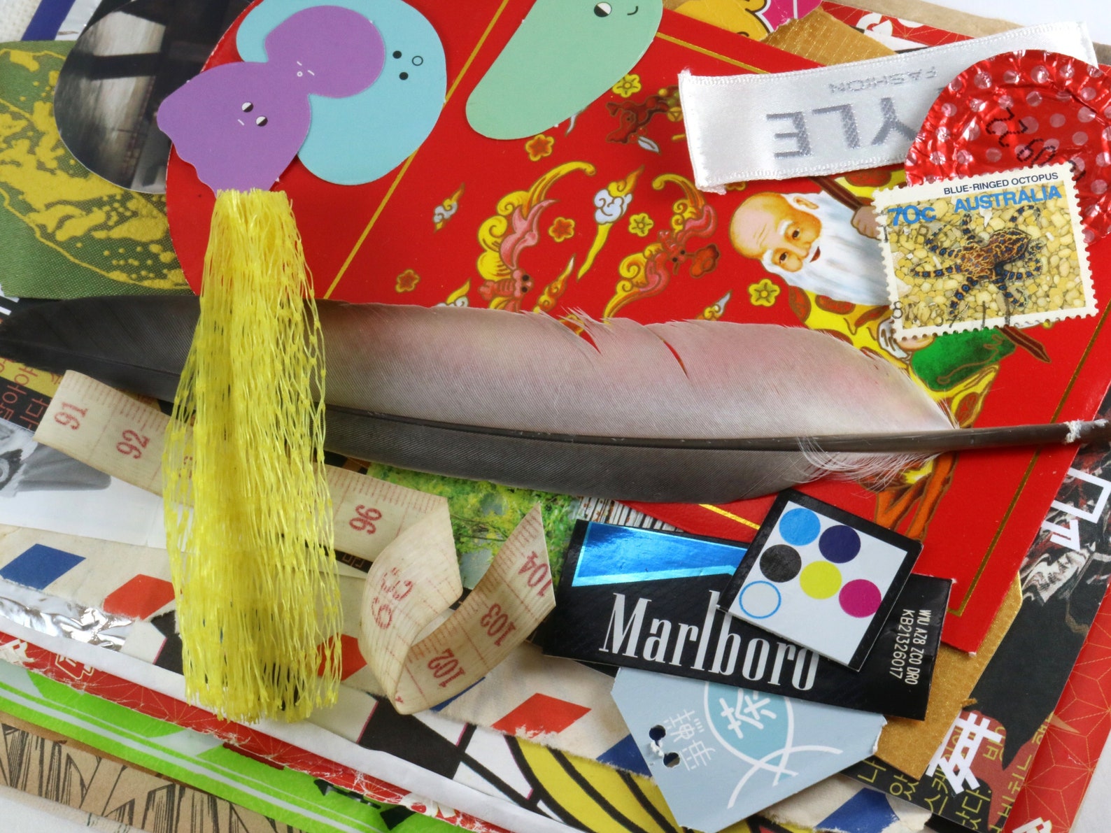 1 Set of Collage / Scrapbooking Kit / Junk Journal / Assemblage Grab ...