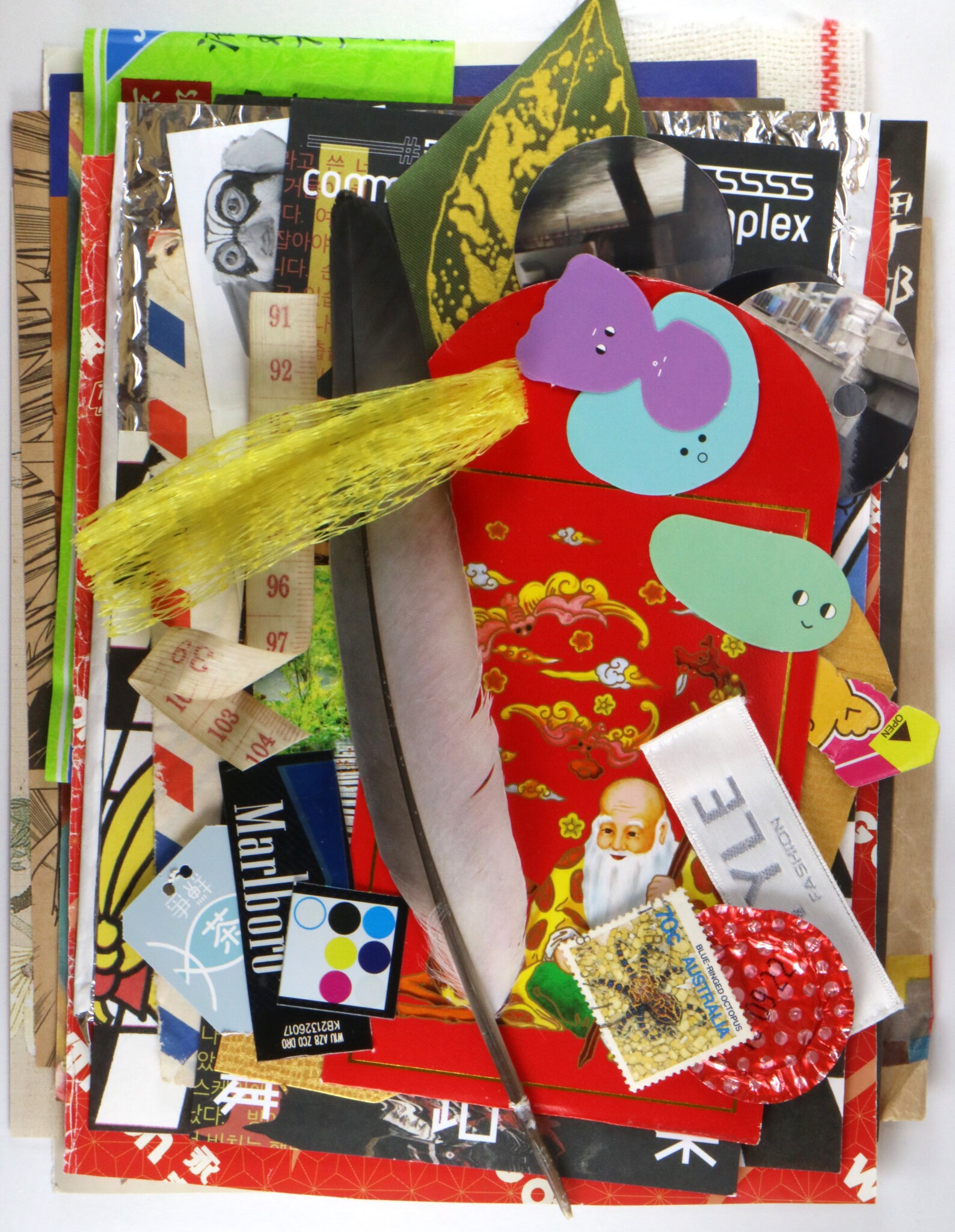 1 Set of Collage / Scrapbooking Kit / Junk Journal / Assemblage Grab ...