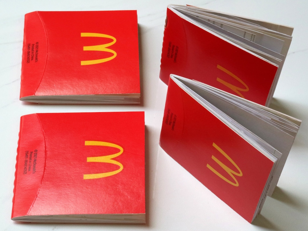French Fries Cover Receipt Upcycled Notebook price for One - Etsy