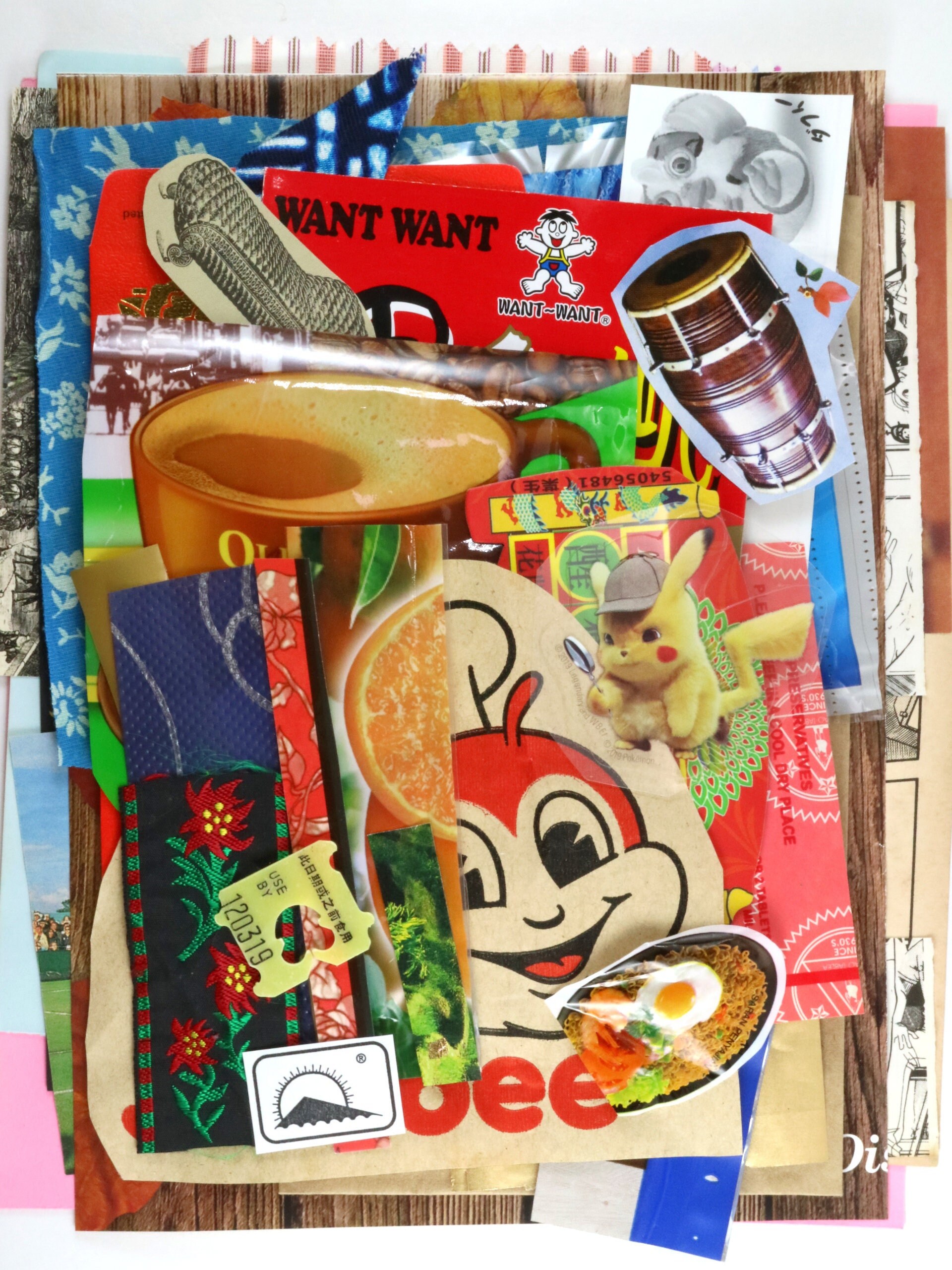 1 Set of Collage / Scrapbooking Kit / Junk Journal / Assemblage Grab ...