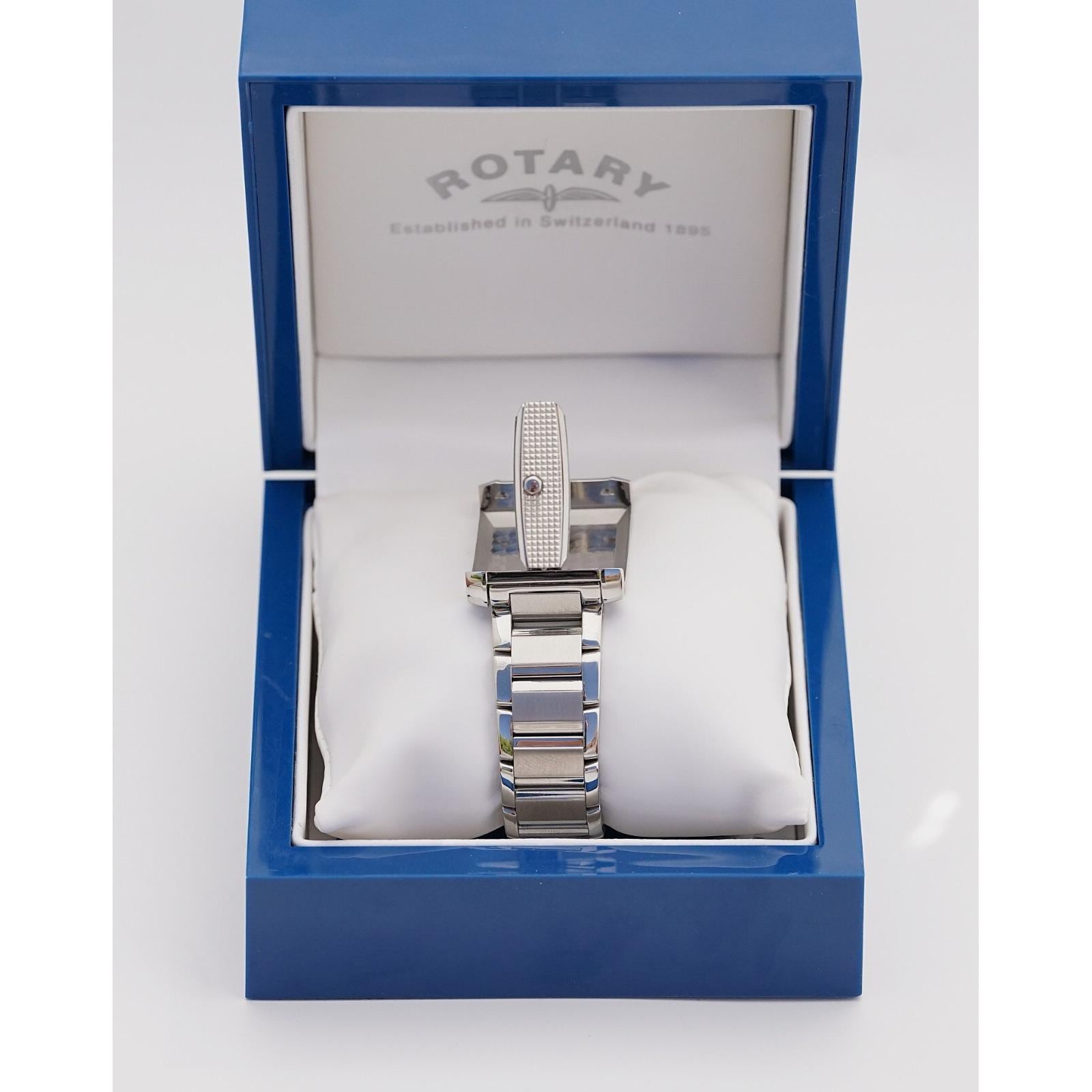 Rotary Revelation Two-sided Stainless Steele Calendar Men's Wrist Watch ...