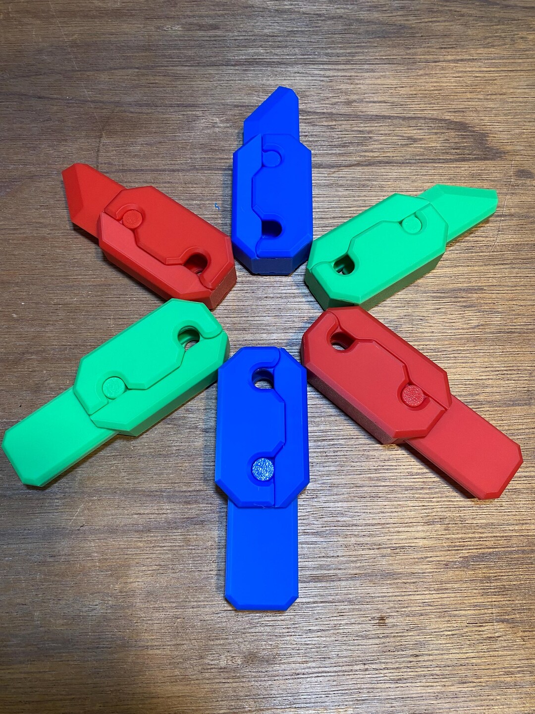 3D Printed Gravity Knife Fidget Toy: Smooth Deploy PLA Desk Gadget - Etsy