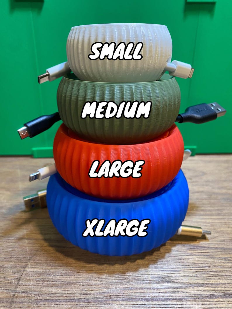 3D Printed Cable Roller | Print-in-place Desk Cable Organizer | Wire ...