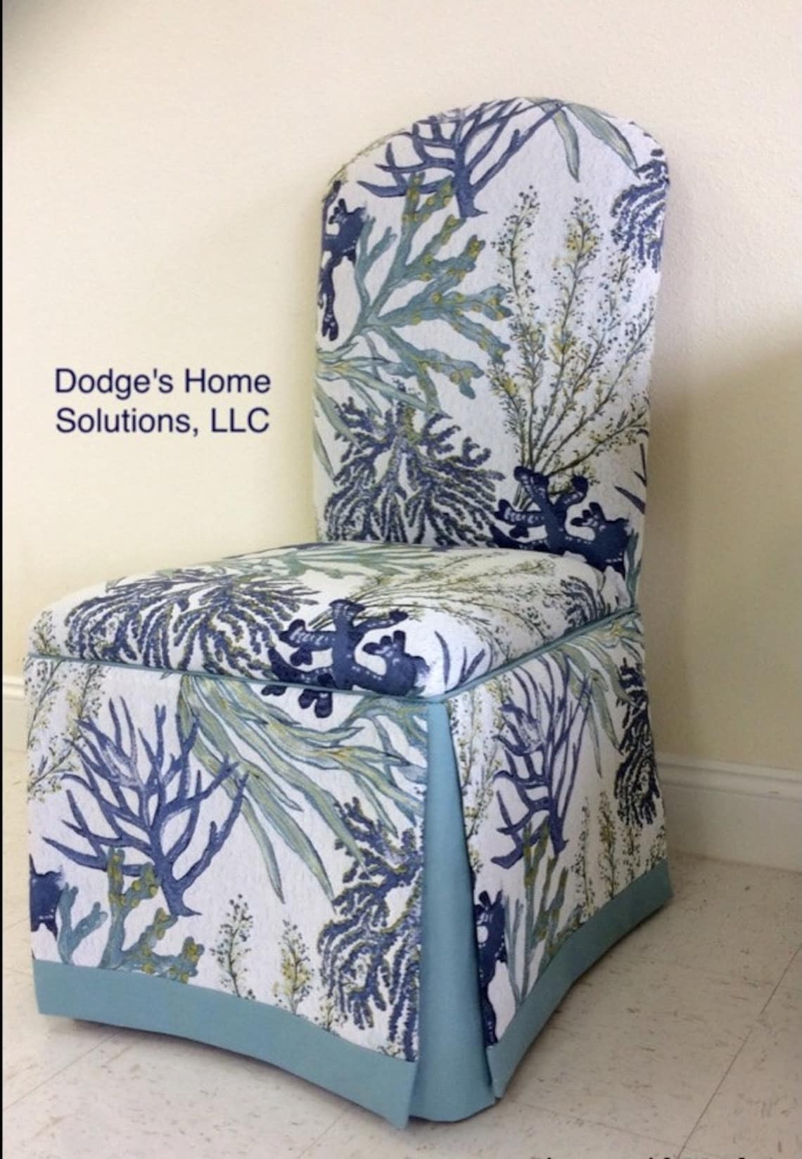 Parsons Chair Slipcover Copy With Skirt - Etsy