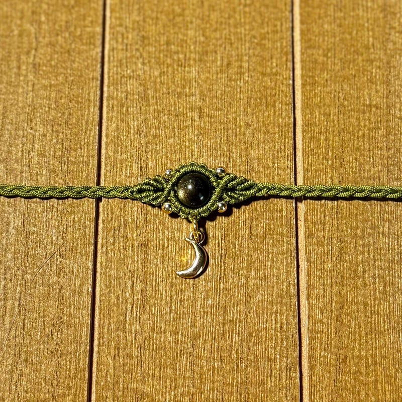 Choker Collar With Moon - Etsy
