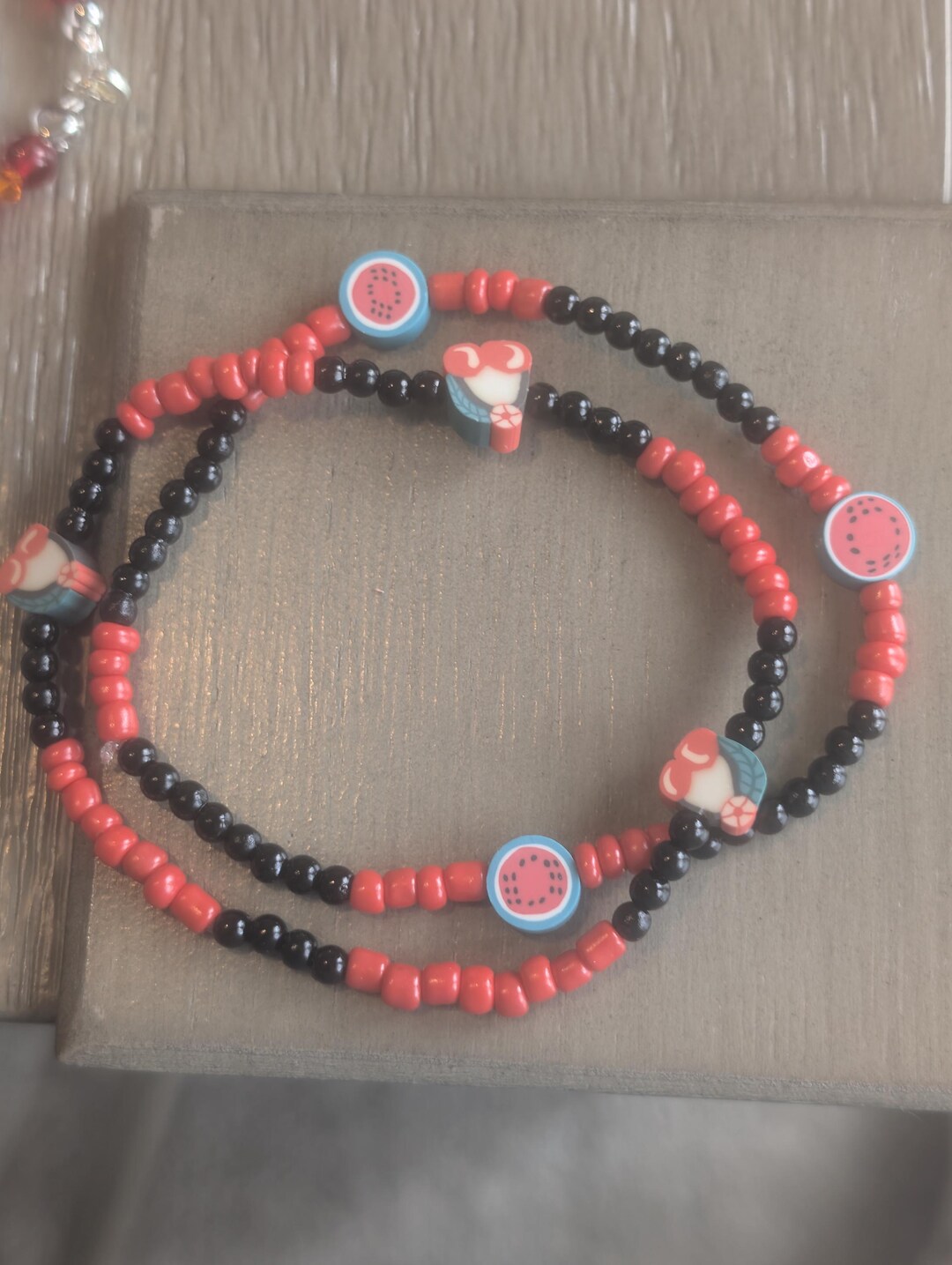 Fruit Friendship Anklet Bracelets - Etsy