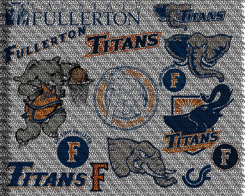 Cal State Fullerton Titans Svg Football Team SVG, Collage, Game Day ...