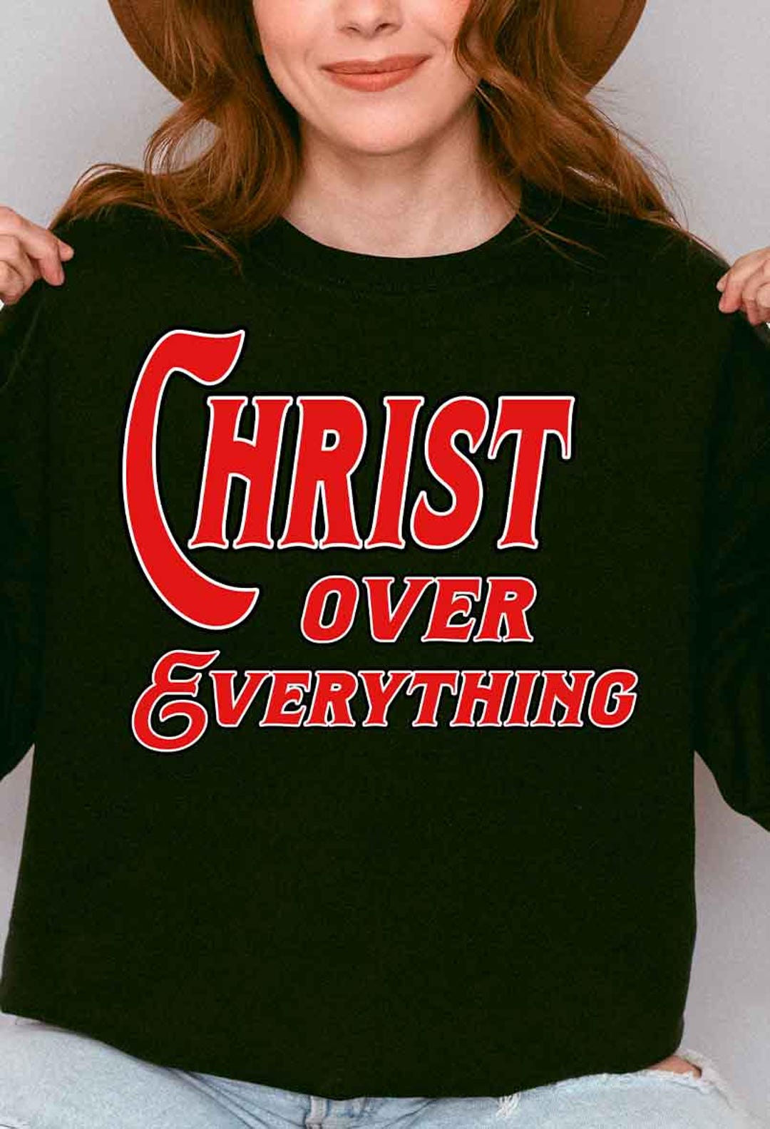 Christ Over Everything PNG, Christian Word Art (digital Download) - Etsy