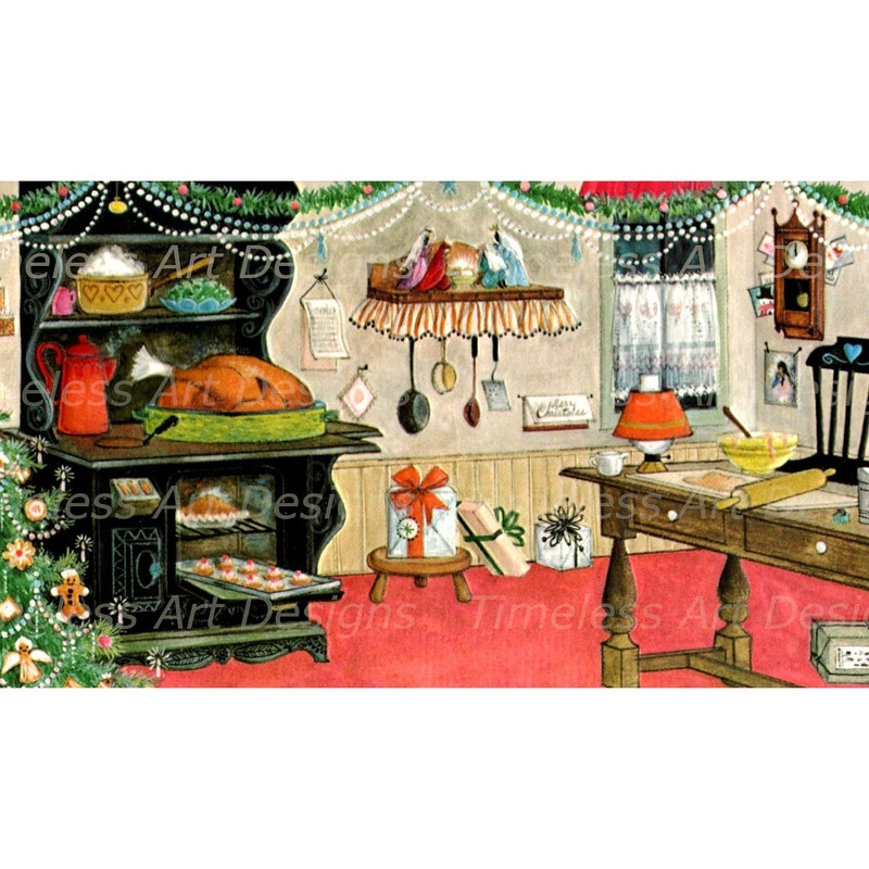 Christmas Kitchen Printable - Etsy