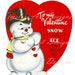 Digital Download Image, Cute Little Snowman With Top Hat, Vintage ...