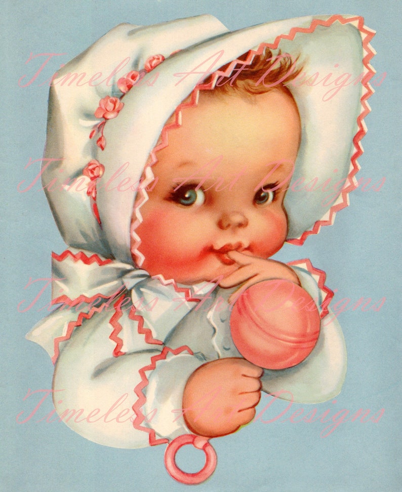 Digital Download Image Darling Little Baby Wearing A Fancy - Etsy