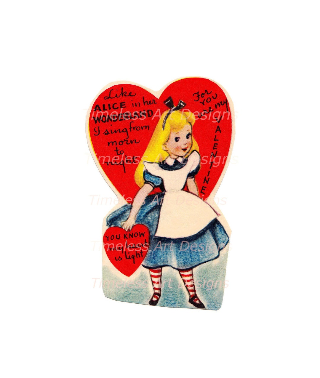 Digital Download Alice Printable Clipart Sweet Alice in Wonderland ...