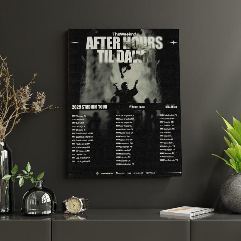 The Weeknd Modern Poster - Etsy