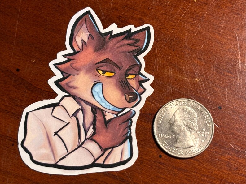 Bad Guys Stickers - Diane Foxington and Mr. Wolf - Etsy