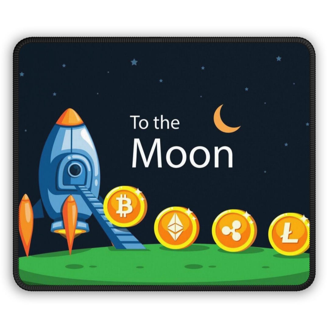 Cryptocurrency Mouse Pad Desk Mat Gaming Accessory Computer Office Desk ...