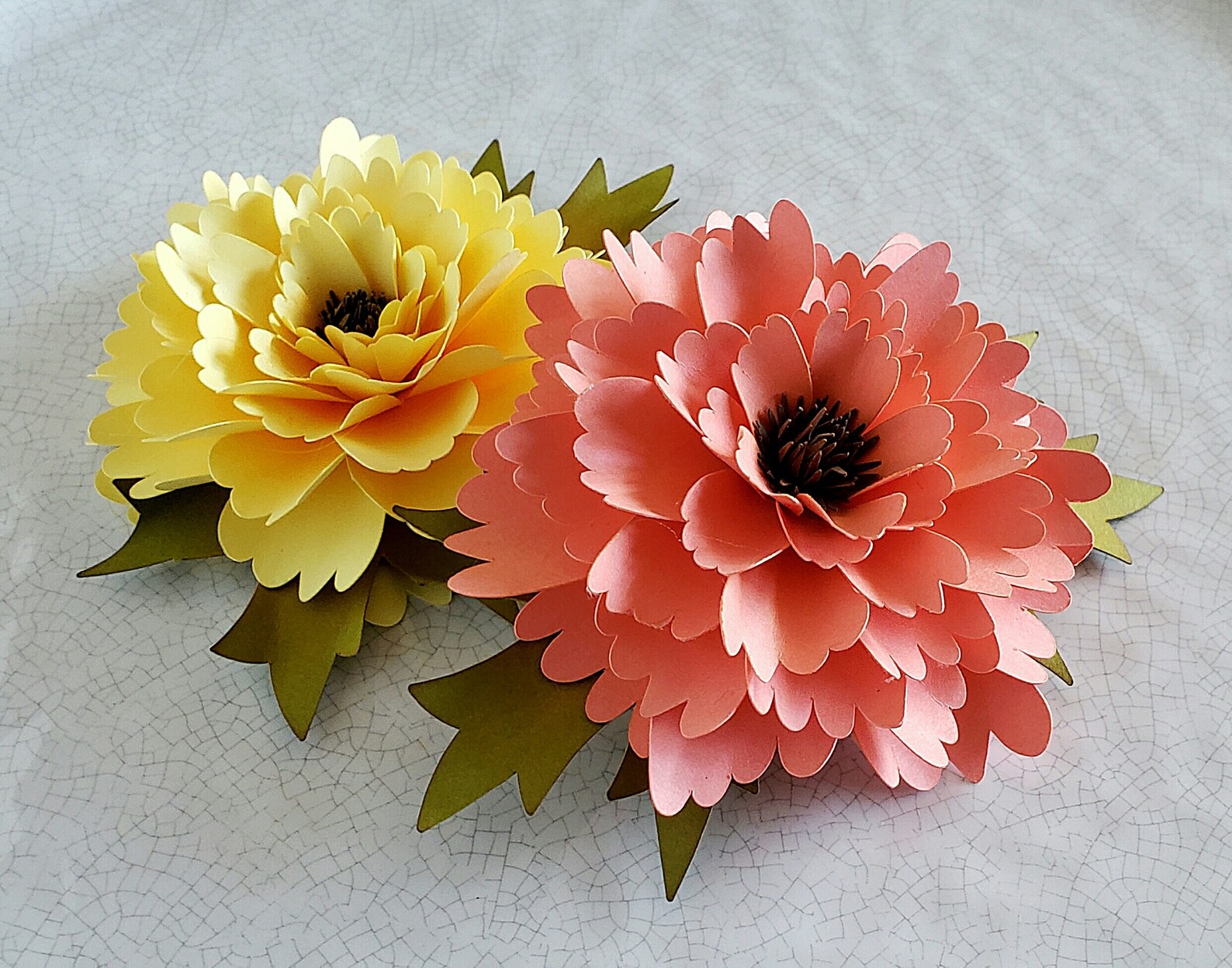 Easy Paper Flower Tutorial Paper Flower Templates DIY - Etsy