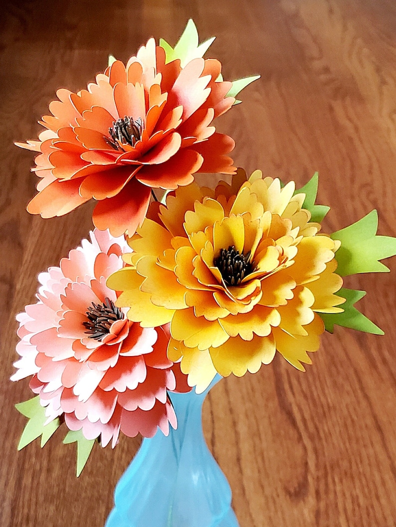 Easy Paper Flower Tutorial Paper Flower Templates DIY - Etsy