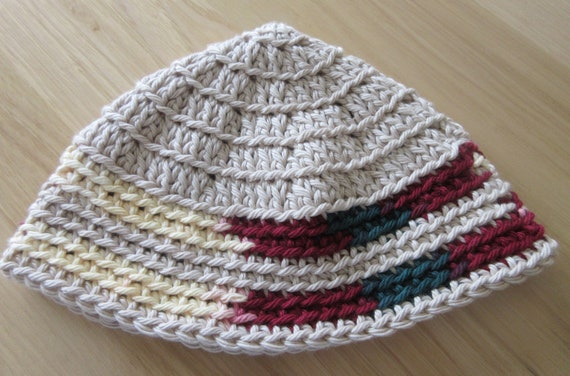Kippot Extra Large Crocheted Kippa Cotton Kippah Jewish | Etsy