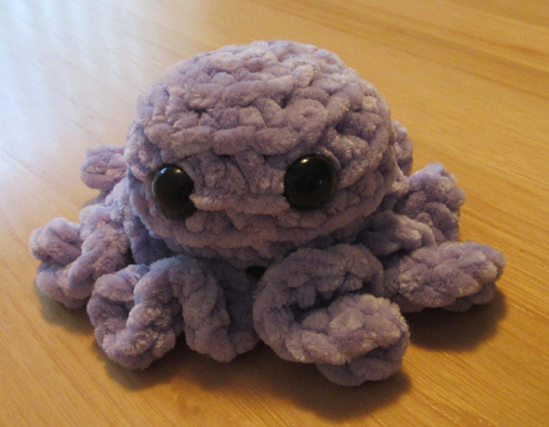 Mini Octopus Plushie Baby Octopus Ready to Ship Crocheted Octopus Mini ...