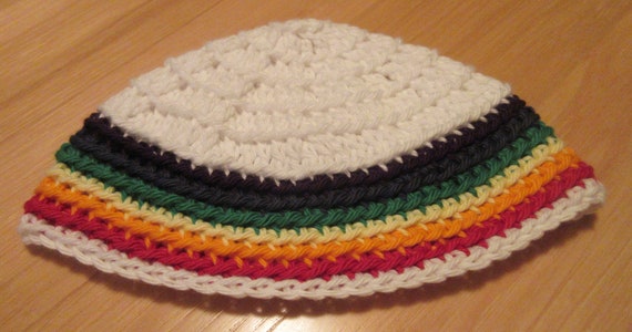 Kippah Kippot Rainbow Kippa Yarmulke Frik Kippot - Etsy