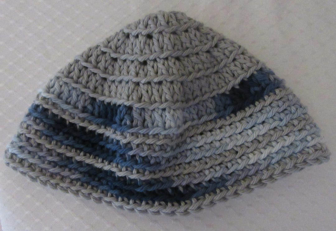 Kippot, Extra Large Crocheted Kippot, Cotton Kippot, School Kippot ...